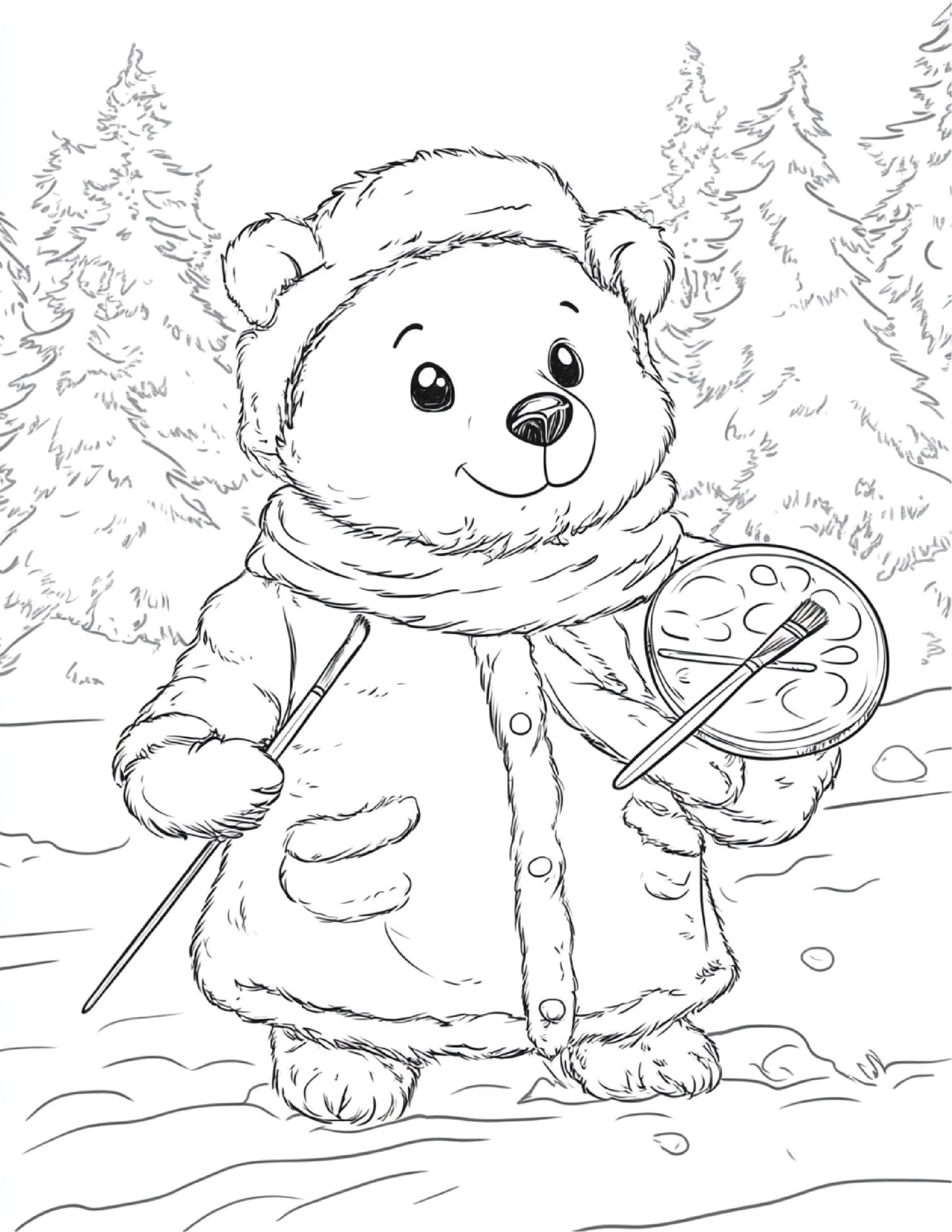 Kids Coloring Book, Kids Christmas Coloring Book, Christmas Coloring ...