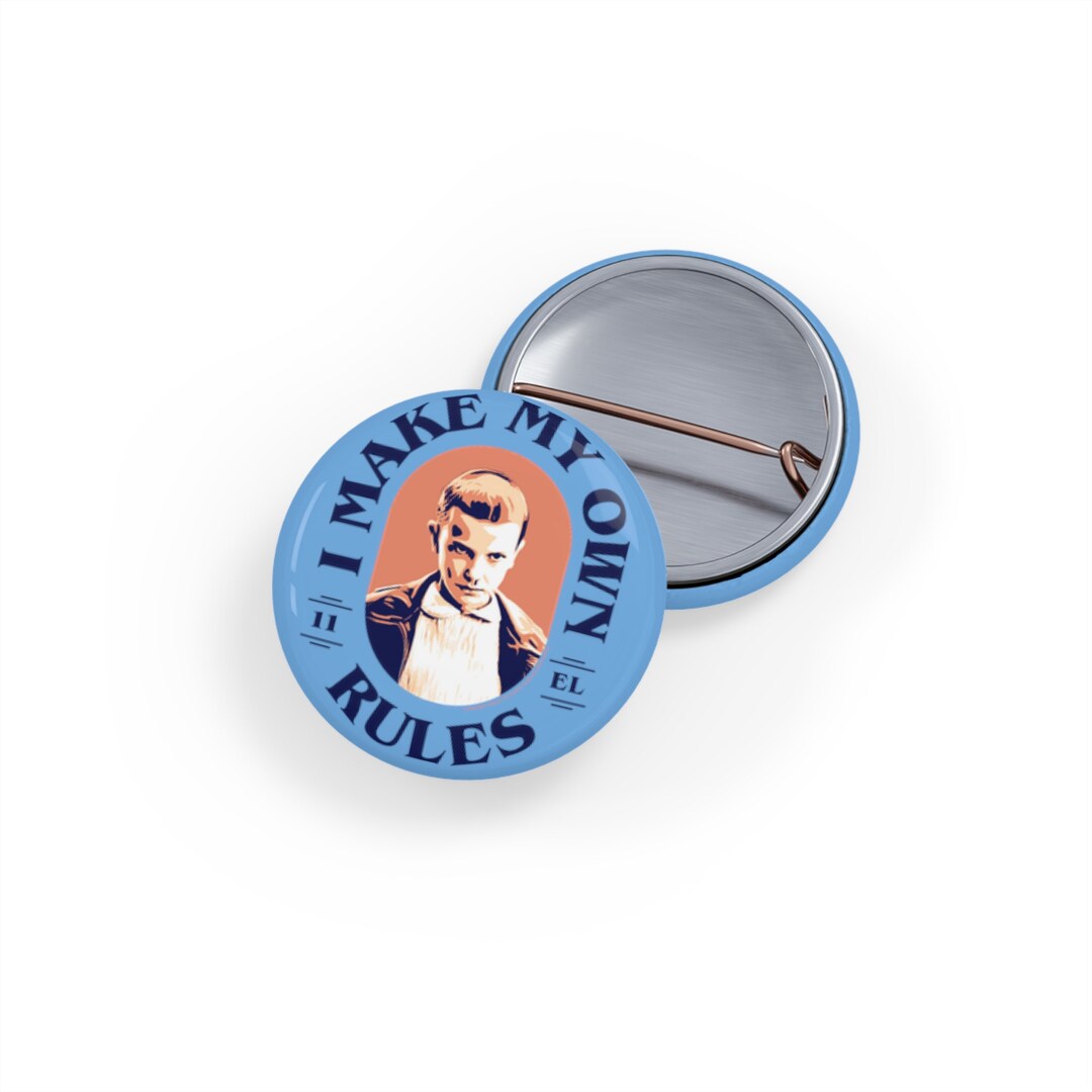 Stranger Things Round Pins - Etsy