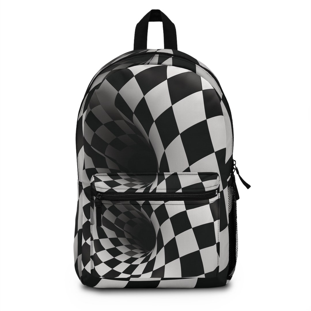Checked Backpack - Etsy