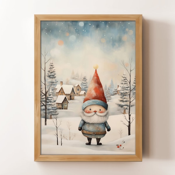 Gnome Poster - Etsy