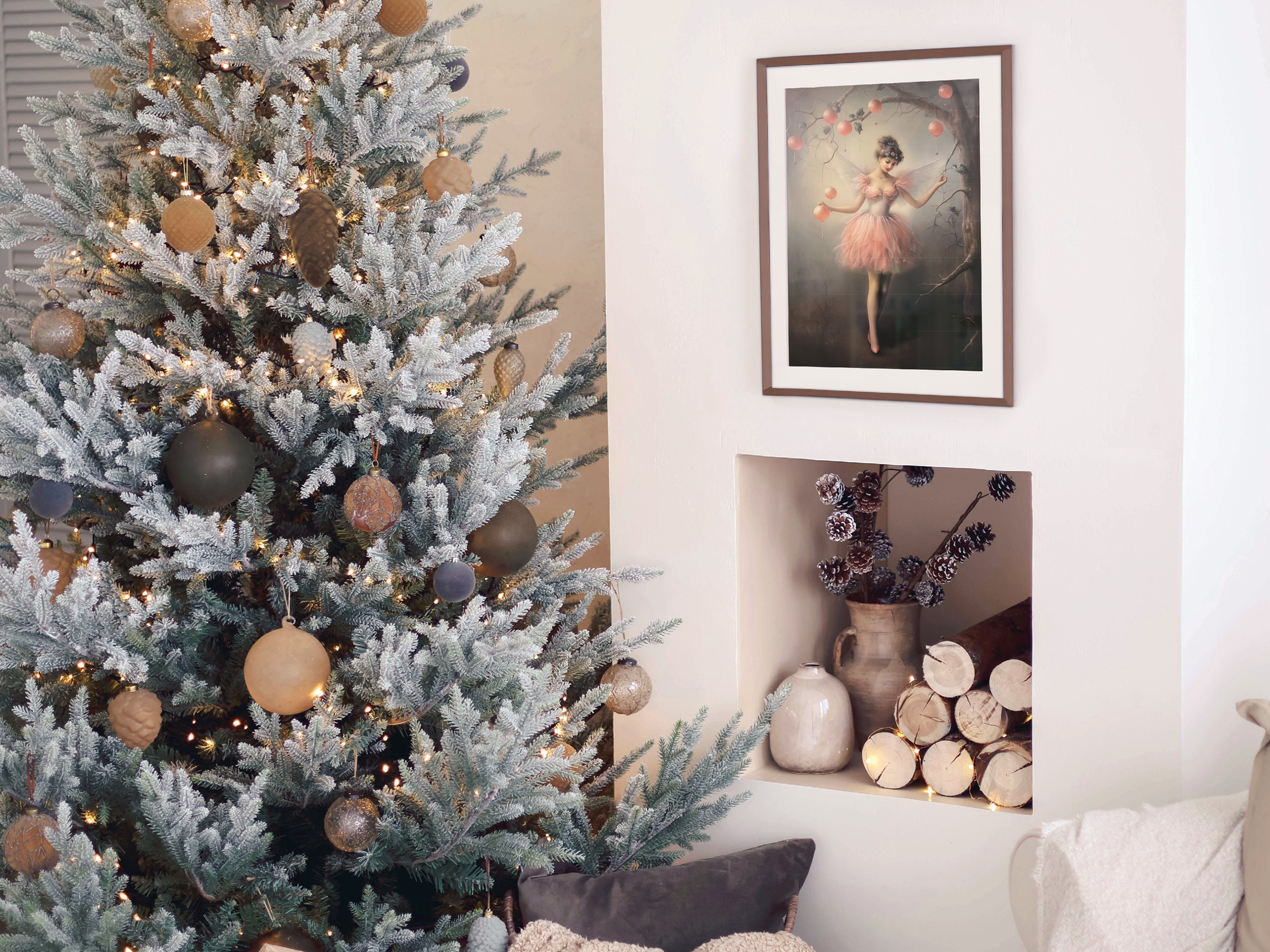 Christmas Fairy Printable Sugar Plum Fairy Art Instant Digital Download ...