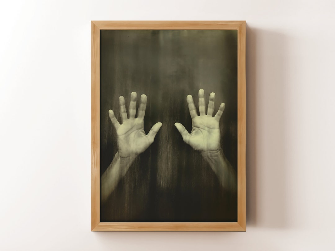 Haunted Hands Halloween Art: Creepy Ghost Print (digital Download) - Etsy