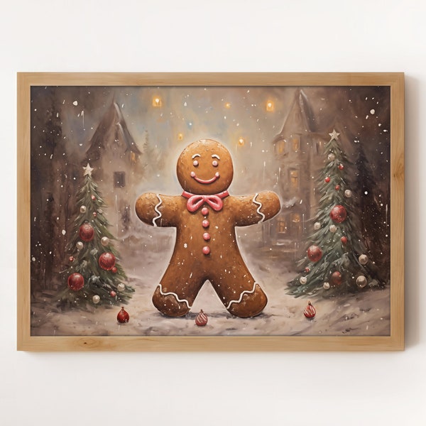 Gingerbread Wall Art - Etsy