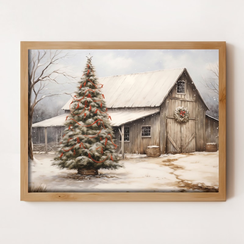 Winter Farmhouse - Etsy