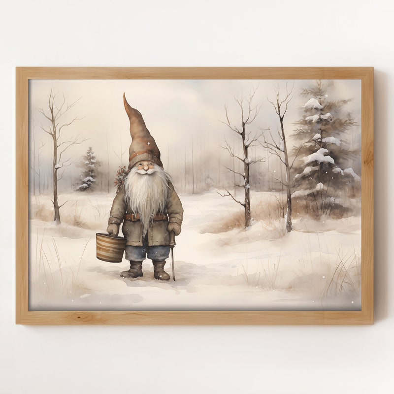 Gnome Art - Etsy