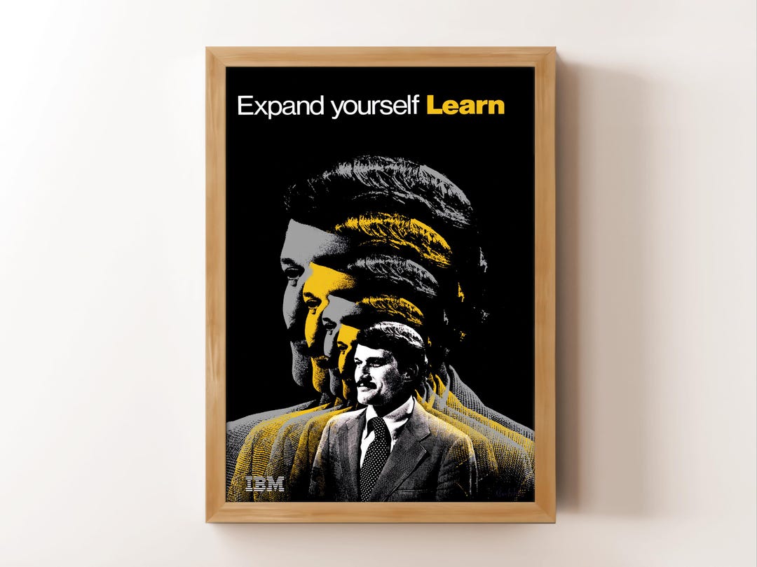 Vintage 1975 IBM Computer Print | Printable Vintage Computer Poster ...