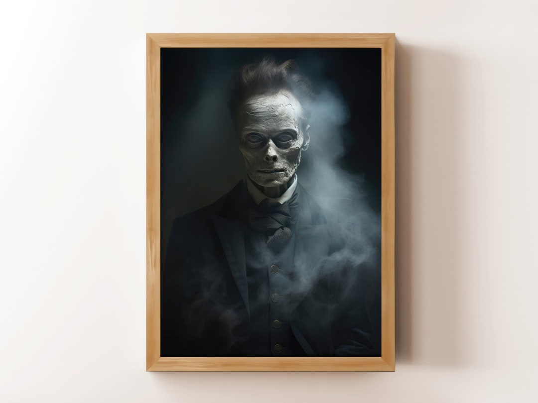 Creepy Zombie Groom Printable Halloween Wall Art (digital Download) - Etsy