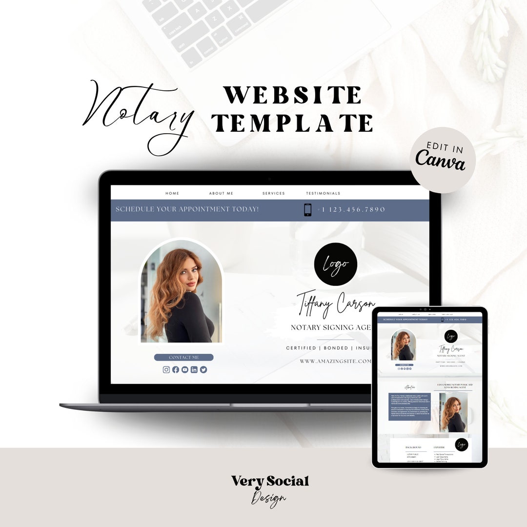 Notary Website Template, Notary Landing Page, Notary Marketing ... Notary Website Template, Notary Landing Page, Notary Marketing ...