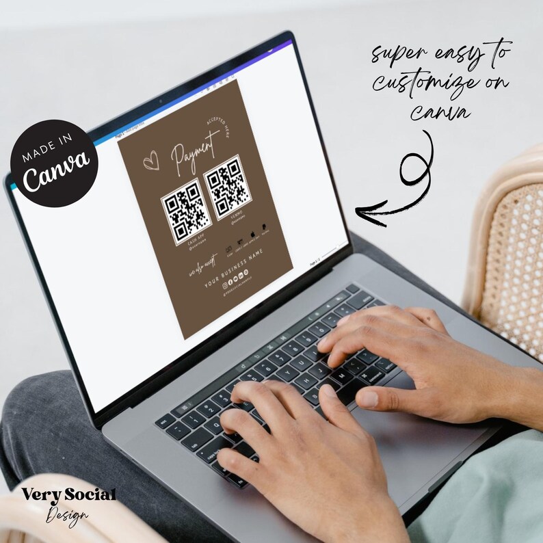 Scan to Pay Flyer Template: Small Business Payment Design (canva ...