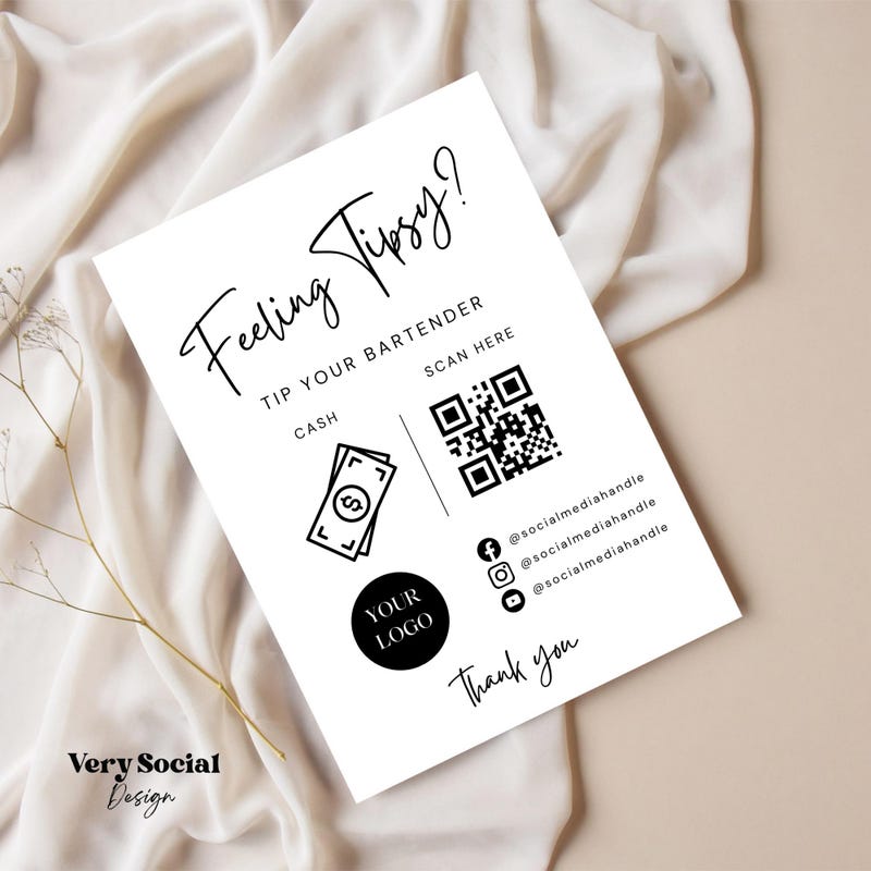 Mobile Bar Tip Sign - Etsy