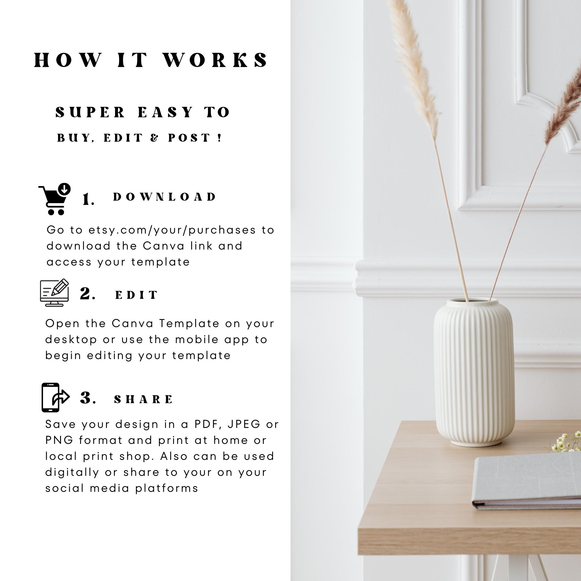 Scan to Pay Flyer Template: Small Business Payment Sign (canva Editable ...