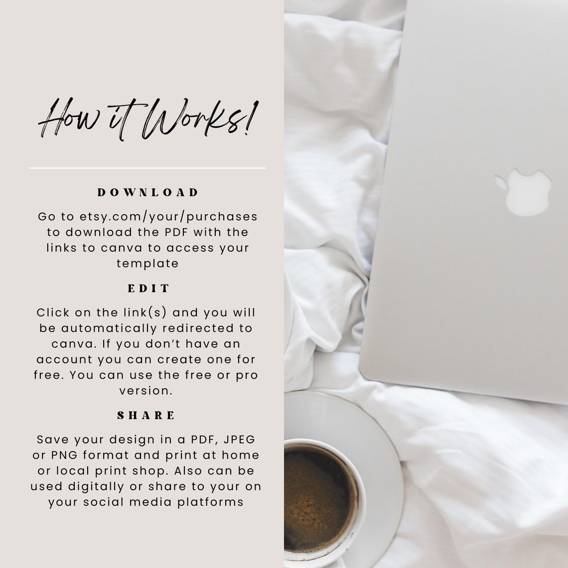 Virtual Tip Jar Sign Template: Scan to Tip QR Code (digital Download ...
