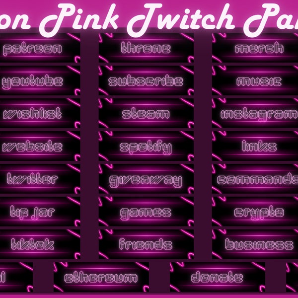 Pink Discord Template - Etsy