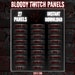Bloody Twitch Panels, Horror Twitch Panels, Twitch Panels, Horror ...