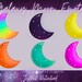 Galaxy Moon Emotes, Moon Emotes, Emotes for Twitch, Cute Emotes ...