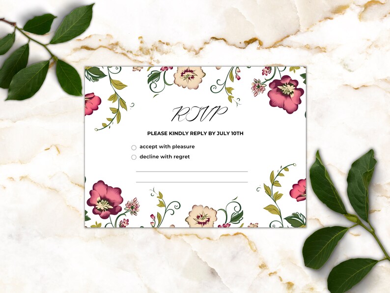 Regency Wedding Template Set Rengencycore Theme Printable - Etsy