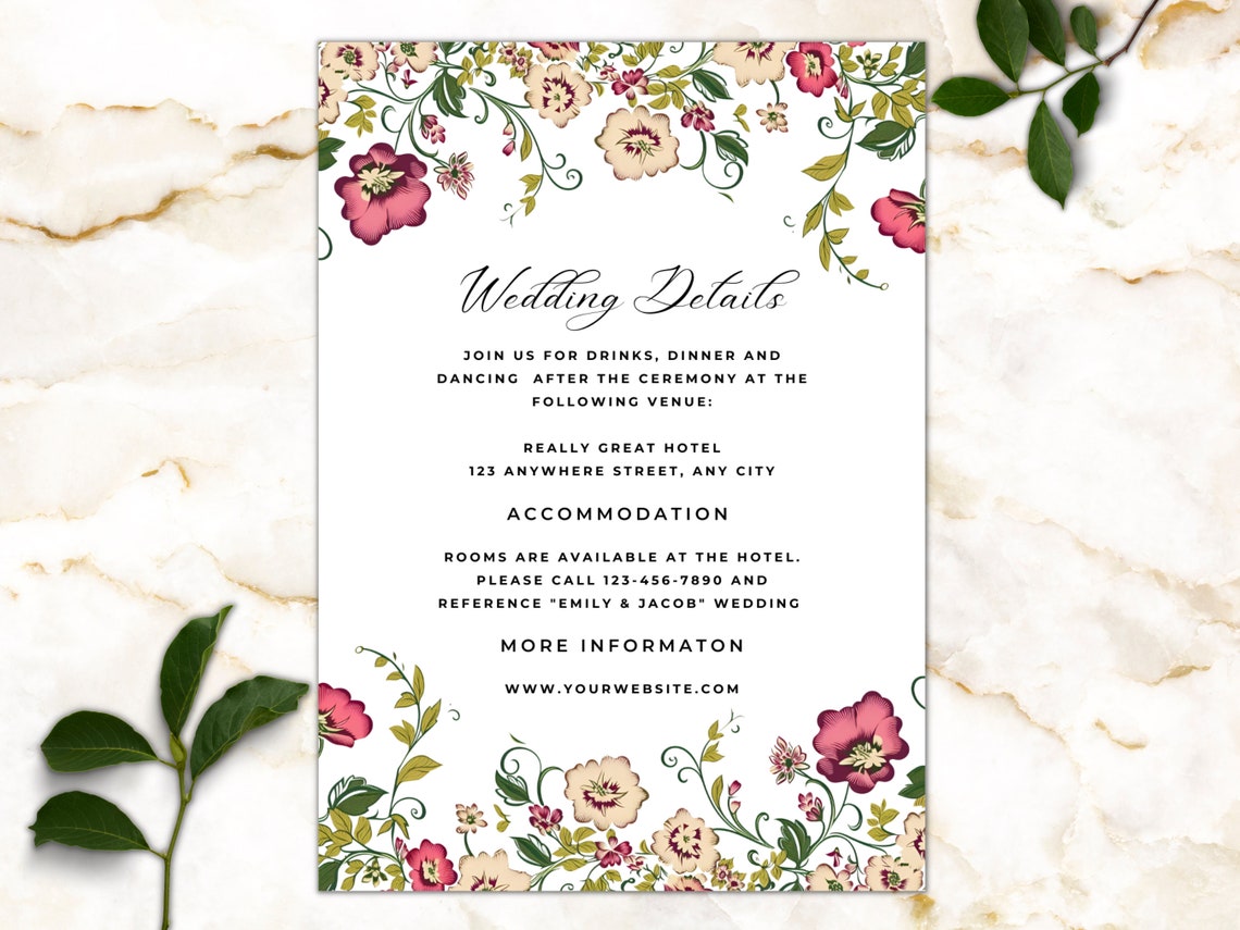 Regency Wedding Template Set Rengencycore Theme Printable - Etsy