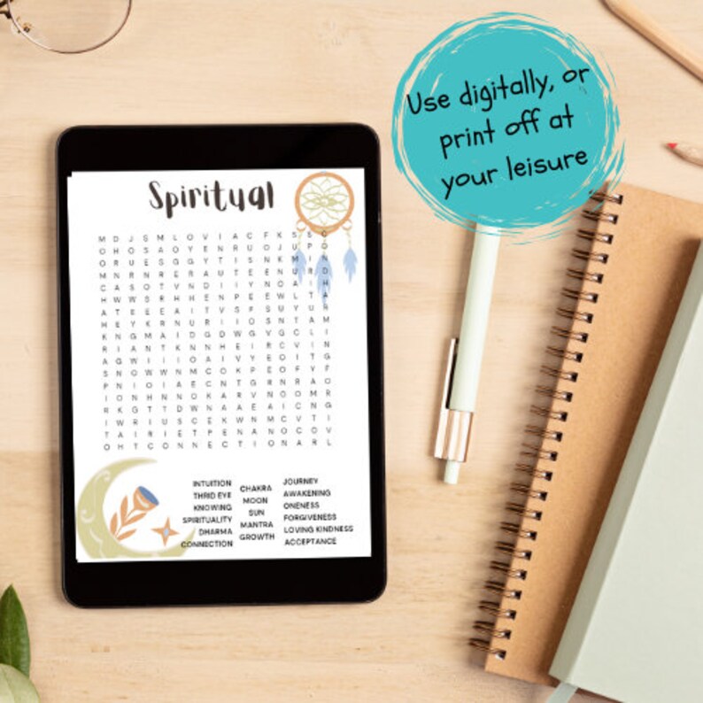 Mindful Word Search Bundle Word Search Word Puzzles - Etsy Australia