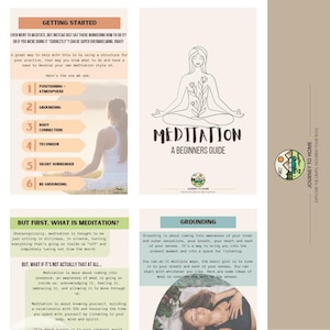 Meditation; A Beginners Guide - Etsy