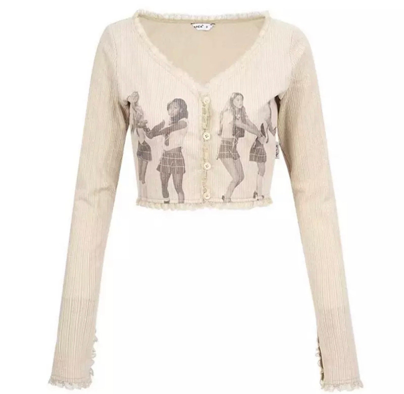 Y2K Coquette Girls With Guns Vive Maria Vibe Top - Etsy UK