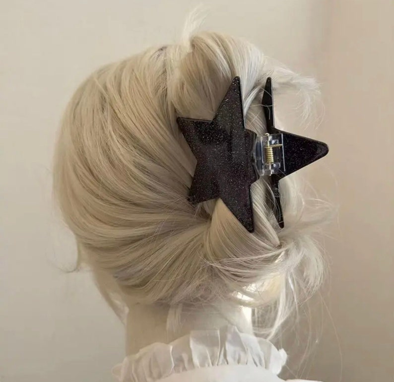 Y2K Star Hair Clip - Etsy