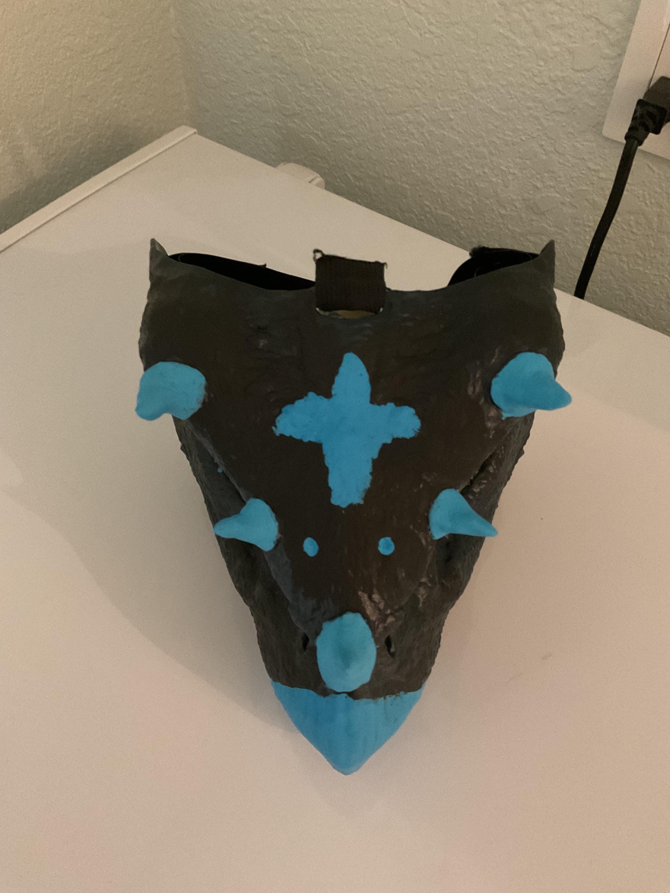 Black, Purple, and Pink Dragon Mask. - Etsy