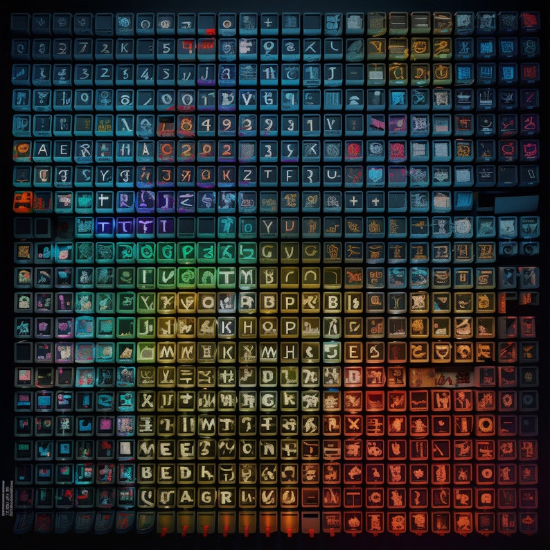 Alien Keyboard Sticker Decal 1 (5.5-inch LARGE Sticker) - Etsy