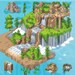 An Isometric Drawing of a Video Game Level Tiny Island (5.5-inch LARGE ...