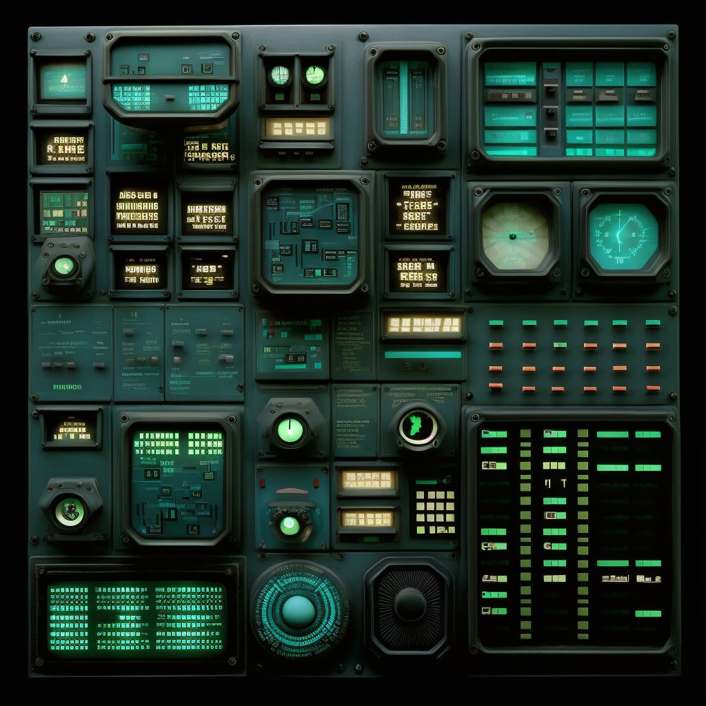 Sci Fi Control Panel Texture