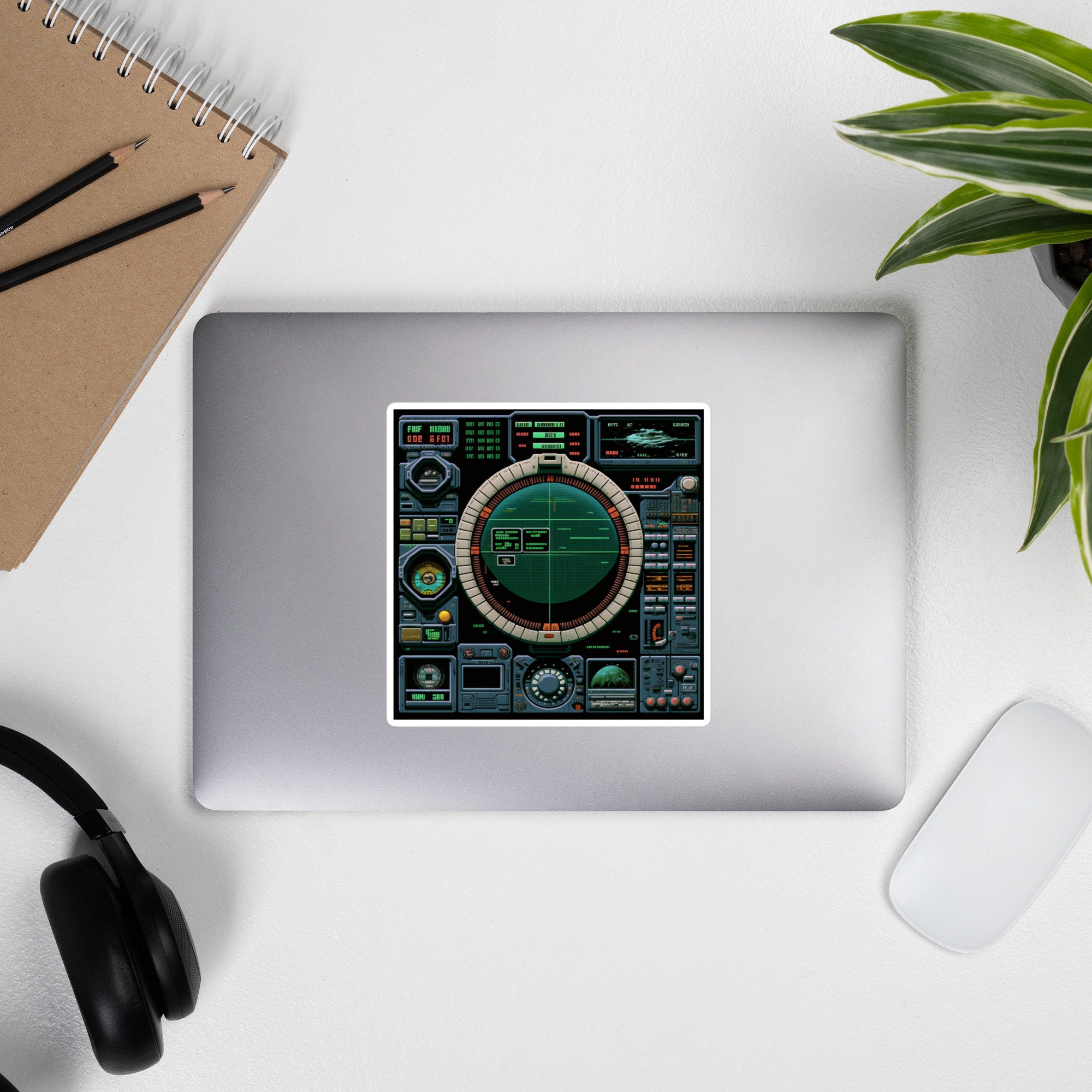 Scifi Control Panel Vinyl Sticker - Etsy