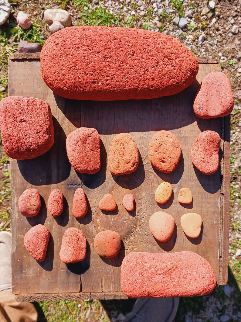Wave Tumbled BEACH BRICKS Authentic Lake Erie UNUSUAL Beachstones - Etsy