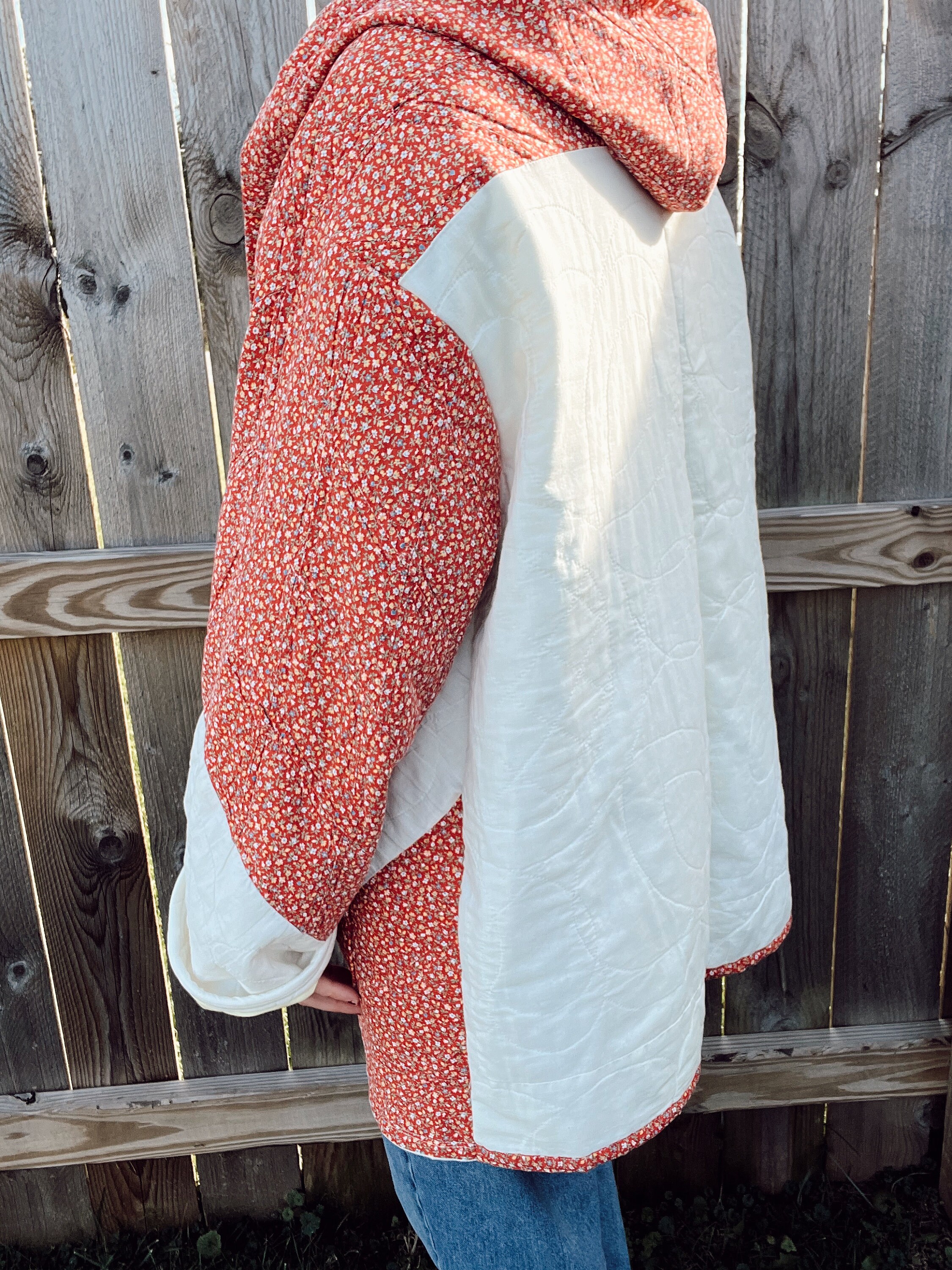Upcycled Quilt Coat Vintage Clothes Upcycled Thrifted Sustainable ...