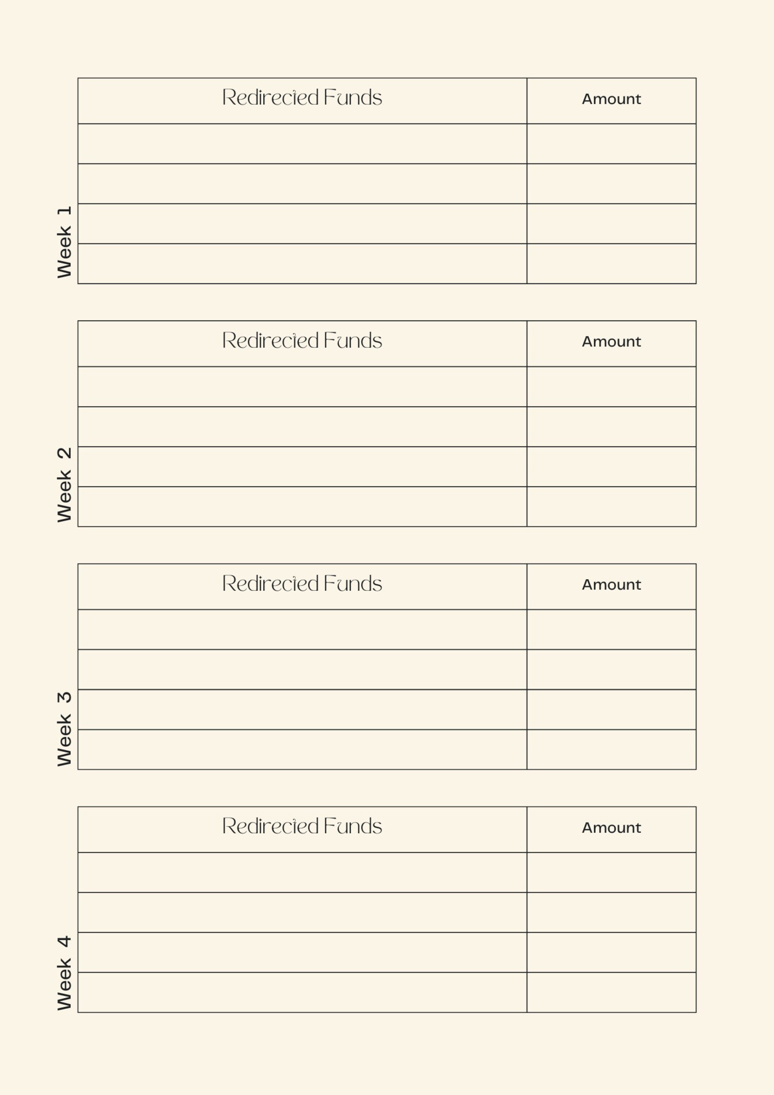 ADHD Monthly Budget Planner Blank - Etsy