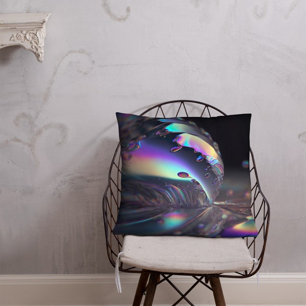 Holographic Pillow - Etsy
