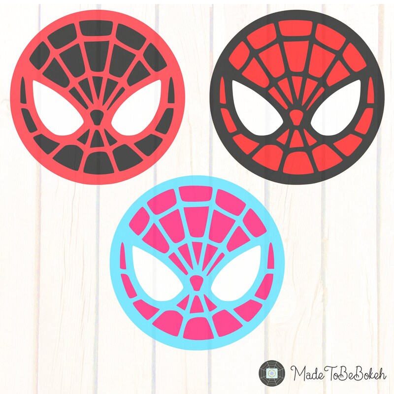 Spiderman Circle Svg - Etsy