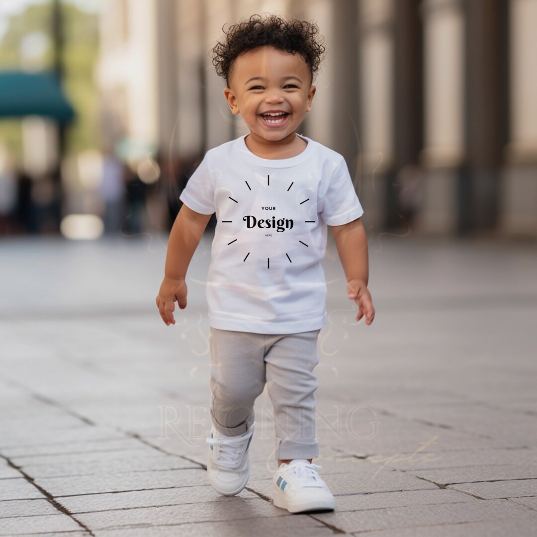 Toddler T-shirt Mockup, Kid Design, White Shirt, T-shirt Mockup ...