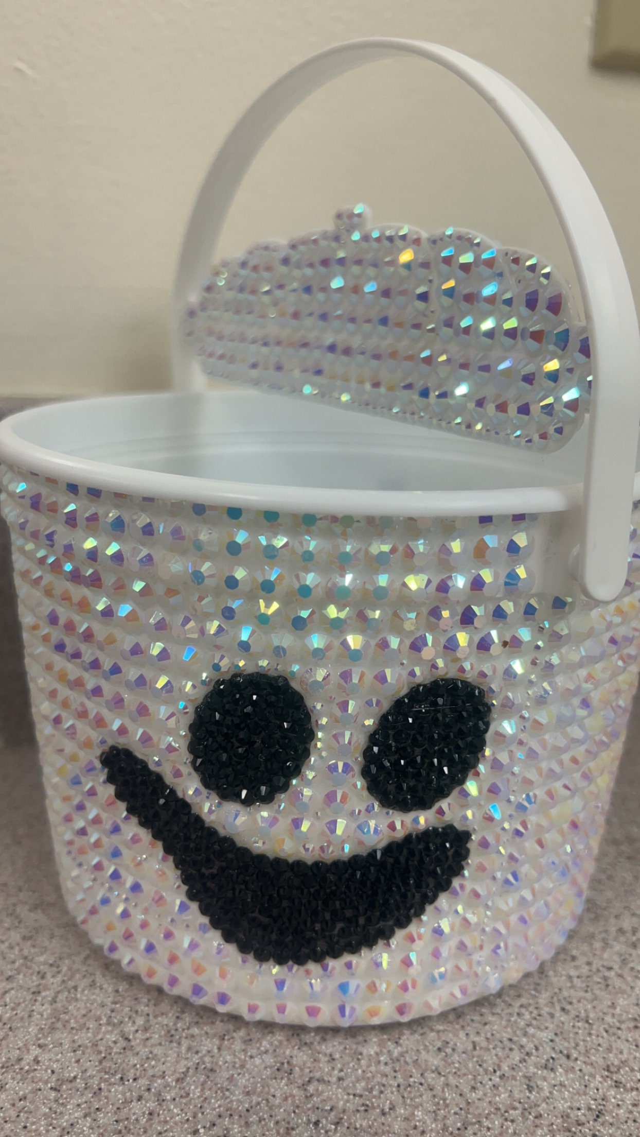 Bedazzled Ghost Bucket - Etsy