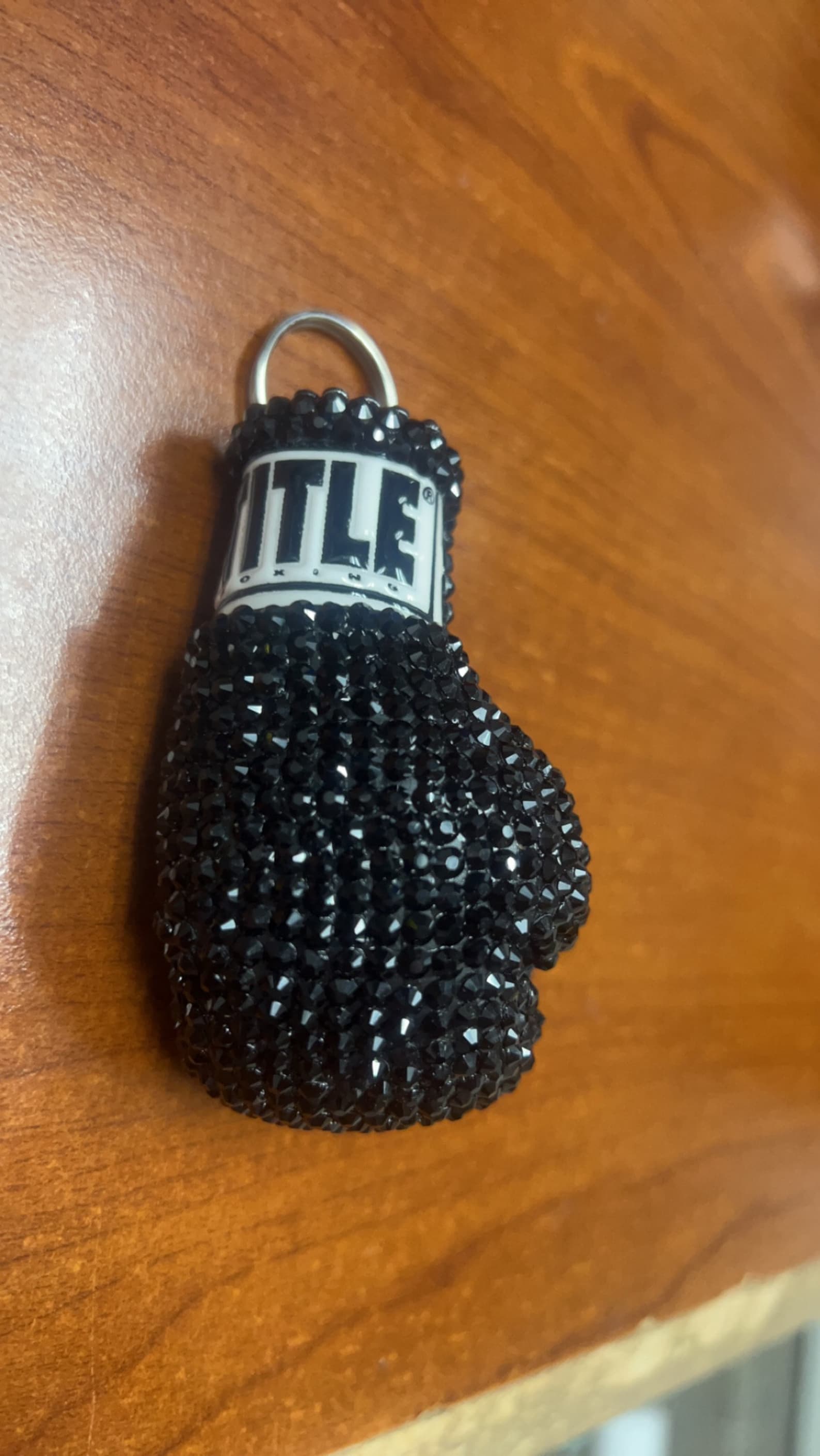 Bedazzled Boxing Glove Keychain - Etsy
