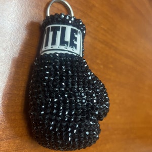 Bedazzled Boxing Glove Keychain - Etsy