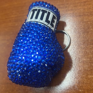 Bedazzled Boxing Glove Keychain - Etsy