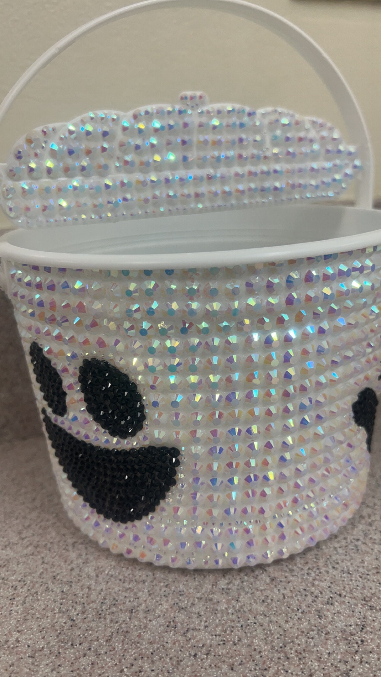 Bedazzled Ghost Bucket - Etsy