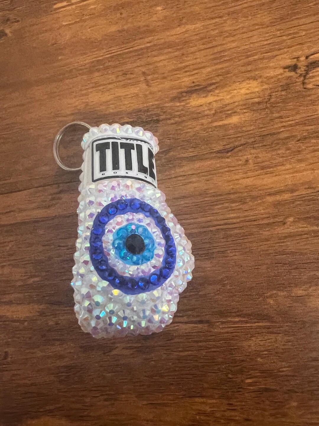 Evil Eye Bedazzled Boxing Glove Keychain - Etsy