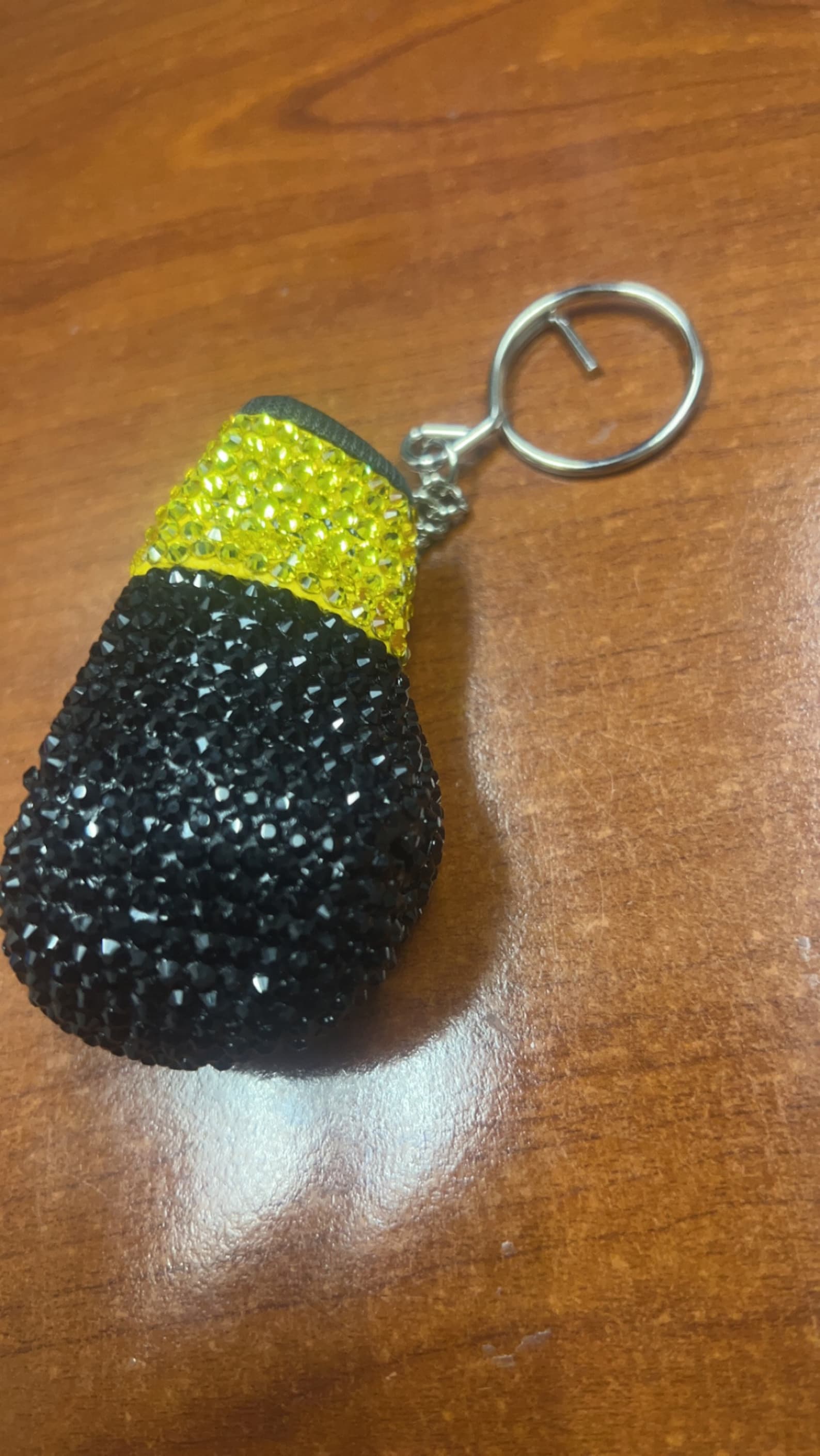 Bedazzled Boxing Glove Keychain - Etsy