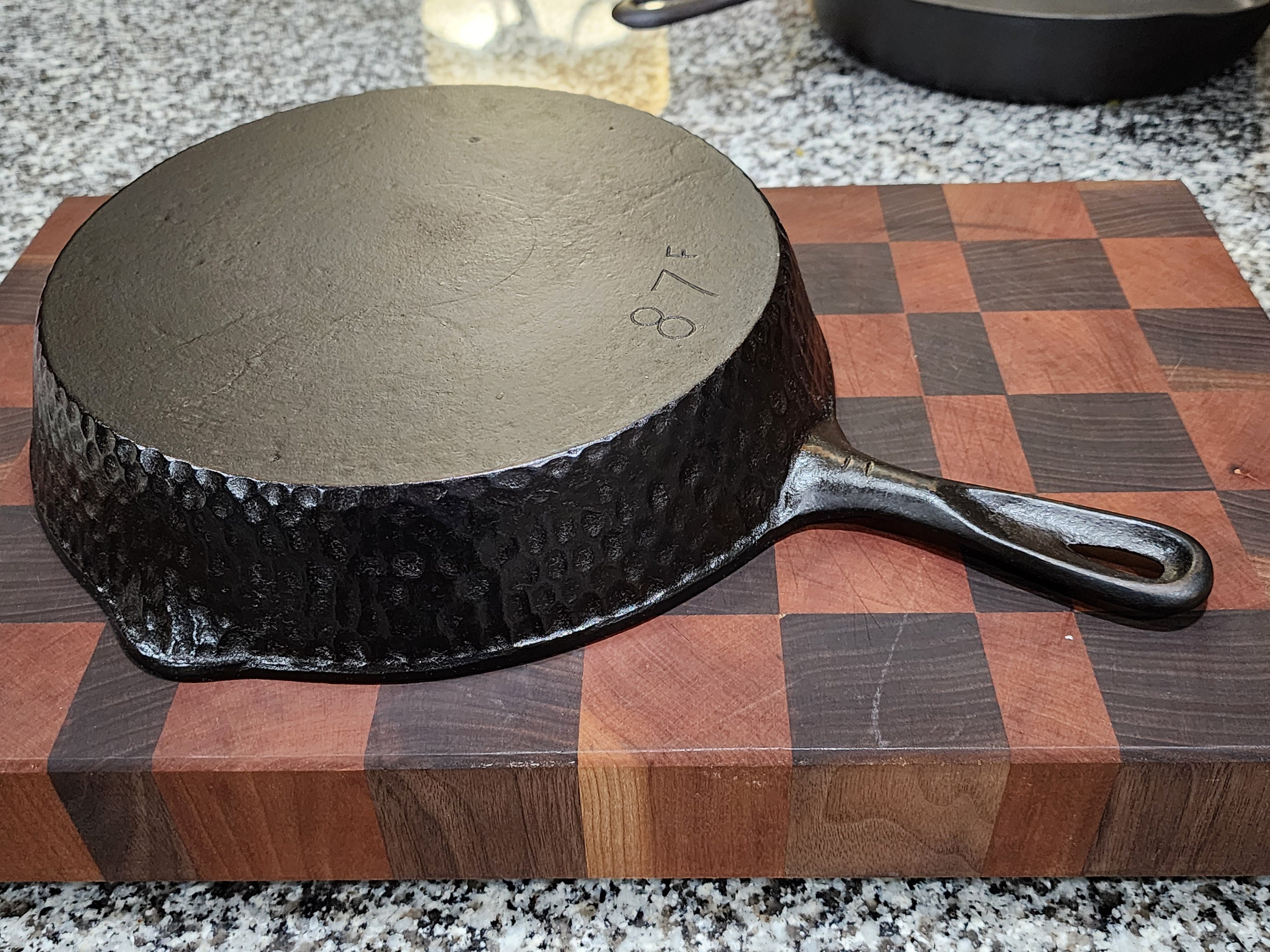 Chicago Hardware Foundry CHF DEEP Hammered Skillet 87F - Marked - Etsy