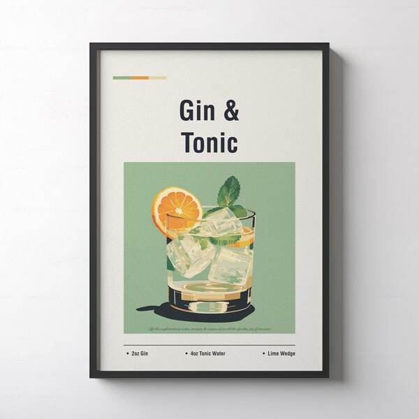 Gin Poster - Etsy