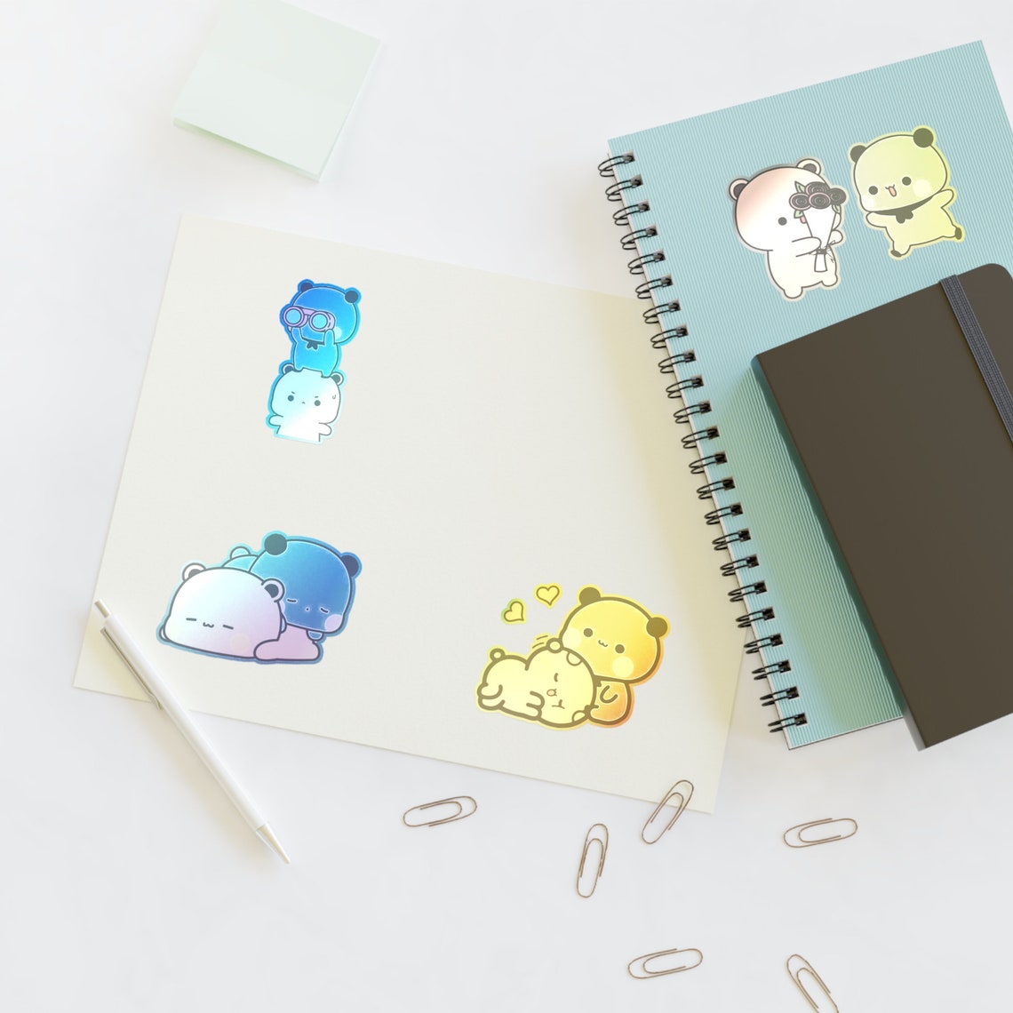 Bubu and Dudu Bear Sticker Sheets - Etsy