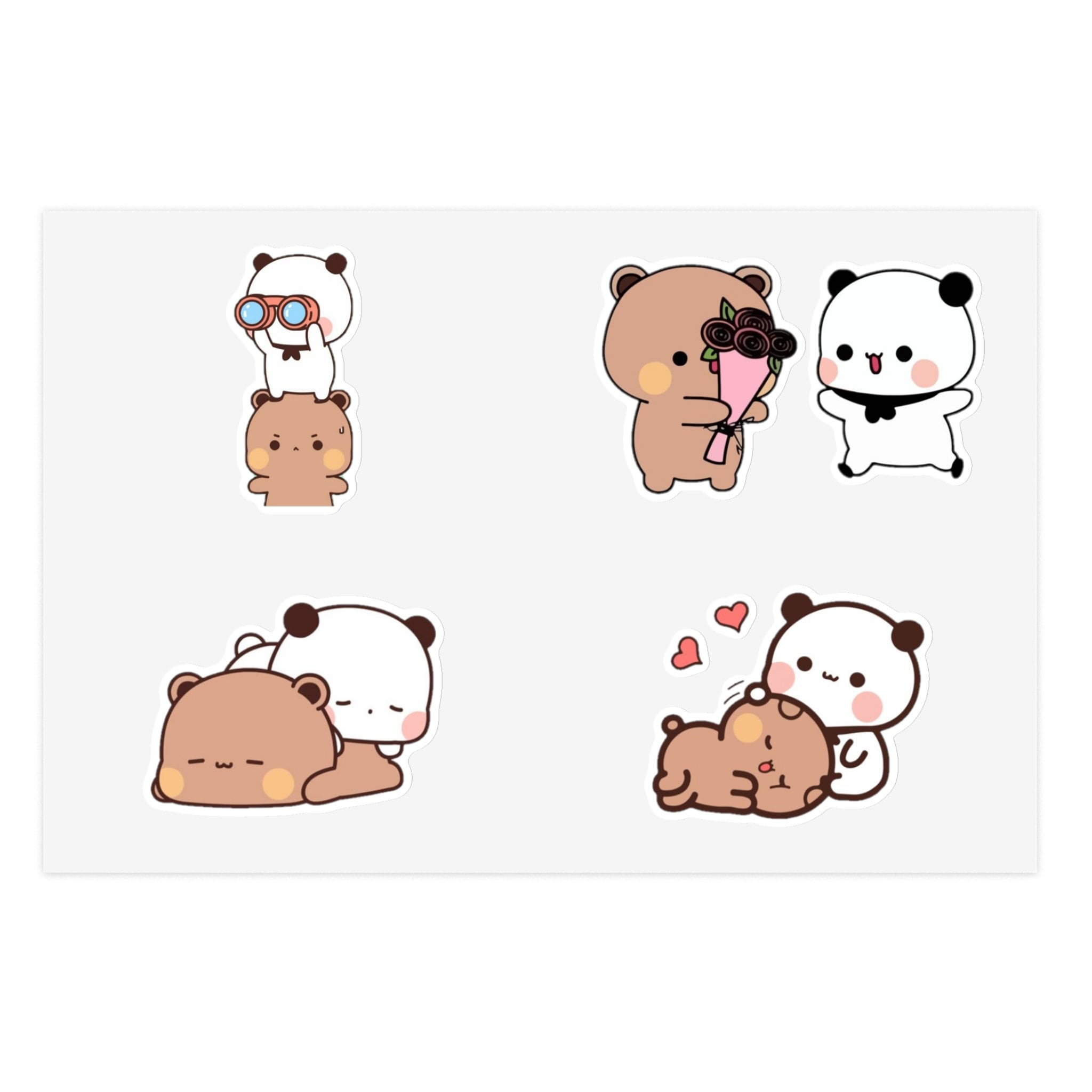 Bubu and Dudu Bear Sticker Sheets - Etsy