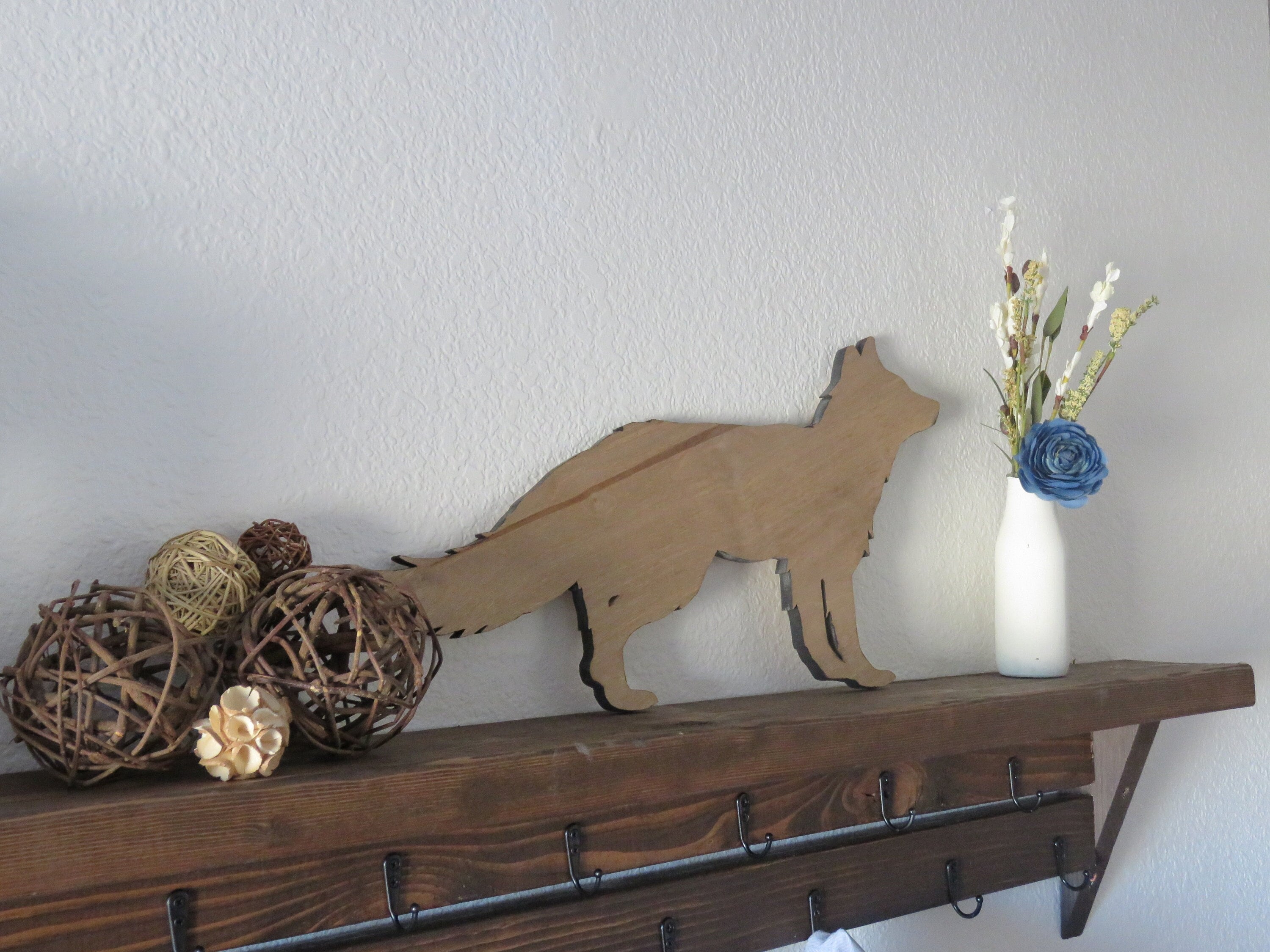 Wood Fox - Etsy