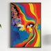 60s Psychedelic Woman Painting 1960s Art Style Pop Art Wall - Etsy Canada