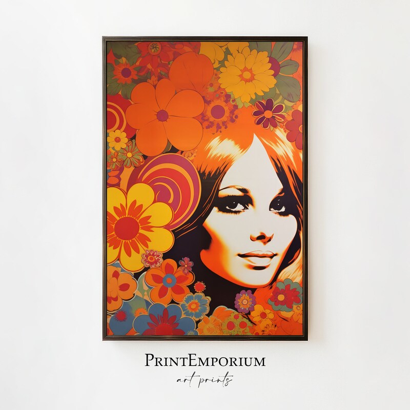 Flower Power Art - Etsy